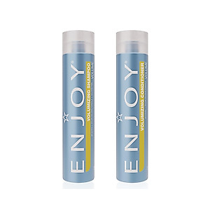 Enjoy Volumizing Shampoo and Conditioner for Color Treated Hair, Men and Women, Curly Hair Shampoo and Conditioner - 10.1 Fl Oz