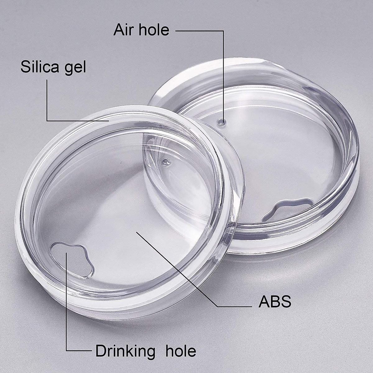 D&G 2 Pack 12 Oz Unbreakable Triple-Insulated Stemless Wine Tumbler, Stainless Steel Wine Glass Cup with Lids, Drink-Ware Glasses for Wine, Coffee, Champagne, Cocktails and Beer (Marbling)