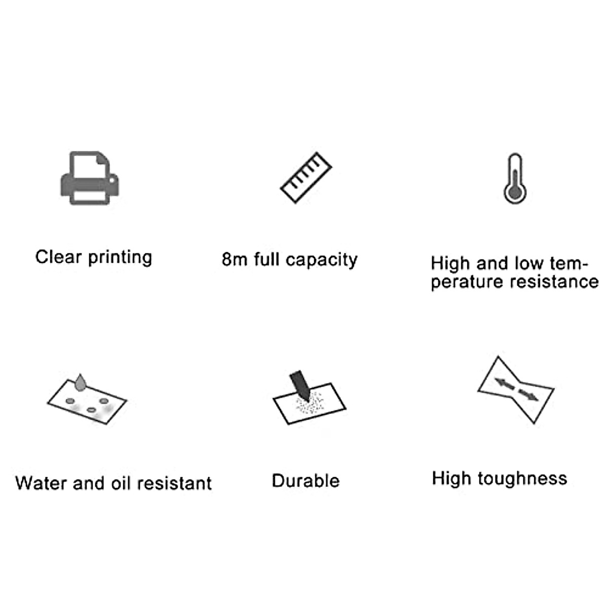 Label Maker Tape, 8m X 9mm Self Adhesive Label Tape for MAX LM380E LM390A LM37
