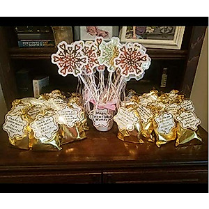 BEAVOING Pack of 100 3.54"x4.72" Heavy Duty Gold Drawstring Organza Jewelry Pouches Wedding Party Christmas Favor Gift Candy Chocolate Bags (Gold, 3.54"x4.72")