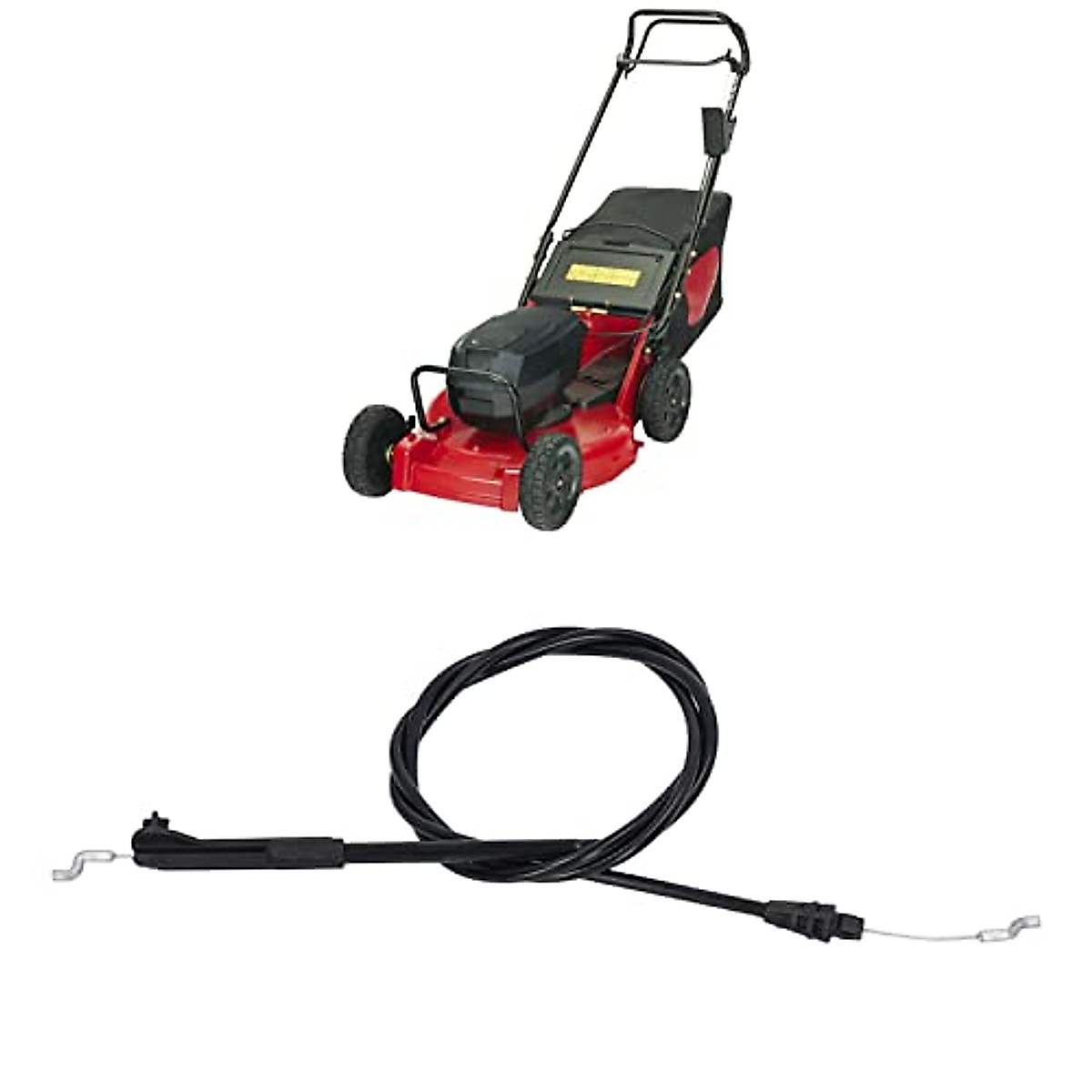 Emoshayoga Lawn Mower Recycle Brake Cable, Garden Tool Accessories High Accuracy Professional Manufacturing Exquisite Craftsmanship Perfectly Match for Maintenance