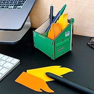 Genuine Fred Desk Dumpster Pencil Holder with Note Cards, assorted (5280917)