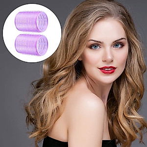 Self Grip Hair Rollers Set, Self Holding Rollers and Multicolor Plastic Duck Teeth Bows Hair Clips Hairdressing Curlers for Women, Men and Kids (44 mm, 36 mm, 25 mm, 48 Pieces)