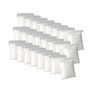 White Air Dry Foam Clay Total 8oz - Super Soft Modeling Clay for Kids Age 3-12, Ultra Light, Safe & Non-Toxic Molding Clay, Perfect for Arts & Crafts, Gift for Boys and Girls, 24-Set of 0.33oz Bags