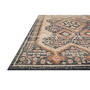 Loloi II Jocelyn Collection JOC-05 Area Rug 9'-6" x 12'-6" Navy/Multi Rectangular 0.38" Thick