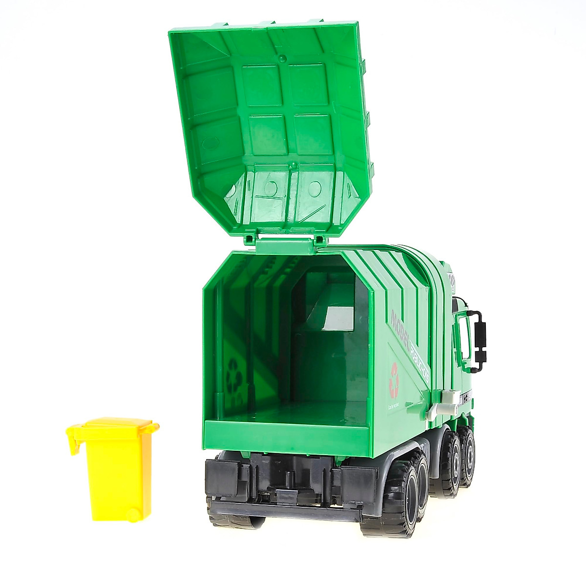 14” Large Garbage Truck Toy Big Construction Vehicle Toy Friction Powered Oversized Pretend Toy Gifts Toy for Toddlers Boy Toys Age 5-6 Years Old