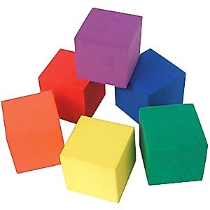 Teacher Created Resources Foam Color Cubes (20615), Multi