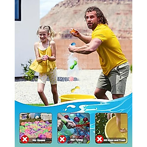 UCIDCI 15 Pcs Water Balloons Reusable Quick Fill - Self Sealing Silicone Water Ball for Kids with Mesh Bag, Summer Fun Water Toys for Outdoor Activities, Summer Party, Water Park, Family Game