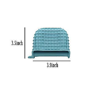 Mini Silicon Oven Mitts Gloves Hand Clip Heat Resistant Oven Gloves Blue
