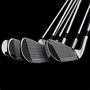 Lazrus Golf | Player-Friendly RH 4-PW, Pitching Wedge Set with Regular Flex & Steel Shaft | Premium Quality Golf Clubs for Men (RH, 4-PW Set, 7 pcs)