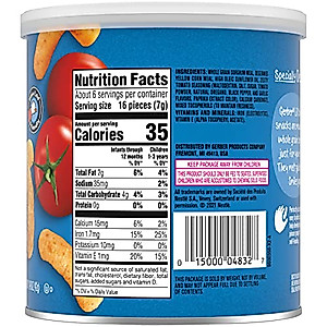 Gerber Graduates Lil' Crunchies, Garden Tomato, 1.48-Ounce Canisters (Pack of 6) FlavorName: Garden Tomato, Model: 9600356, Baby & Child Shop