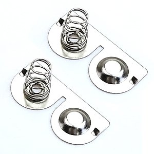 JMXLDS 2PCS Replacement Battery Terminals Spring Contacts for Game Boy Color GBC Housing Battery Holder Battery Conductive Sheet