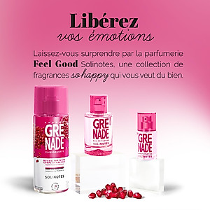 SOLINOTES Pomegranate Perfume for Women - Eau De Parfum | Delicate Floral and Soothing Scent - Made in France - Vegan - 1.7 fl.oz