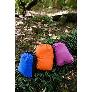 THREE VIKINGS Premium Camping Hammock with Tree Straps - Single and Double Person - Travel Backpacking Portable Outdoor Gear - Olive & Khaki - Double Person