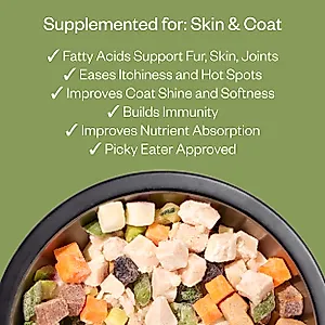 Maev Raw Dog Food, Better Than Freeze Dried Dog Food, Frozen Dog Food with Lean Chicken Protein, Vitamin-Rich Organ Meat in Every Serving, Skin and Coat Formulation, Adult Dogs, 10 Pounds