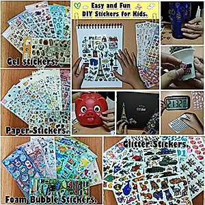 Stickers Glitter Pack 10 Sheets Dachshund Dog Puppy Dog Stickers Waterproof Removable Arts 3D Cartoon Kids Classic Toys School Sticker Craft Scrapbooking