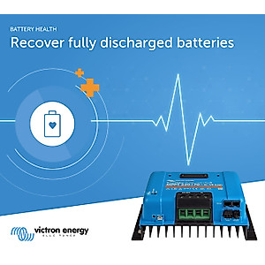Victron Energy SmartSolar MPPT Tr VE. Can 250V 70 amp 12/24/36/48-Volt Solar Charge Controller (Bluetooth)