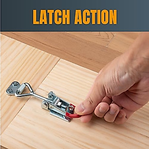 POWERTEC 20312 Pull-Action Latch Toggle Clamp 4002 - 400 Ibs Holding Capacity, 2PK