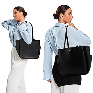 Hoylake Faux Leather Tote Bag Large Capacity Tote Bag Womens Tote Bag Purse Tote Bag Shoulder Bag for Women