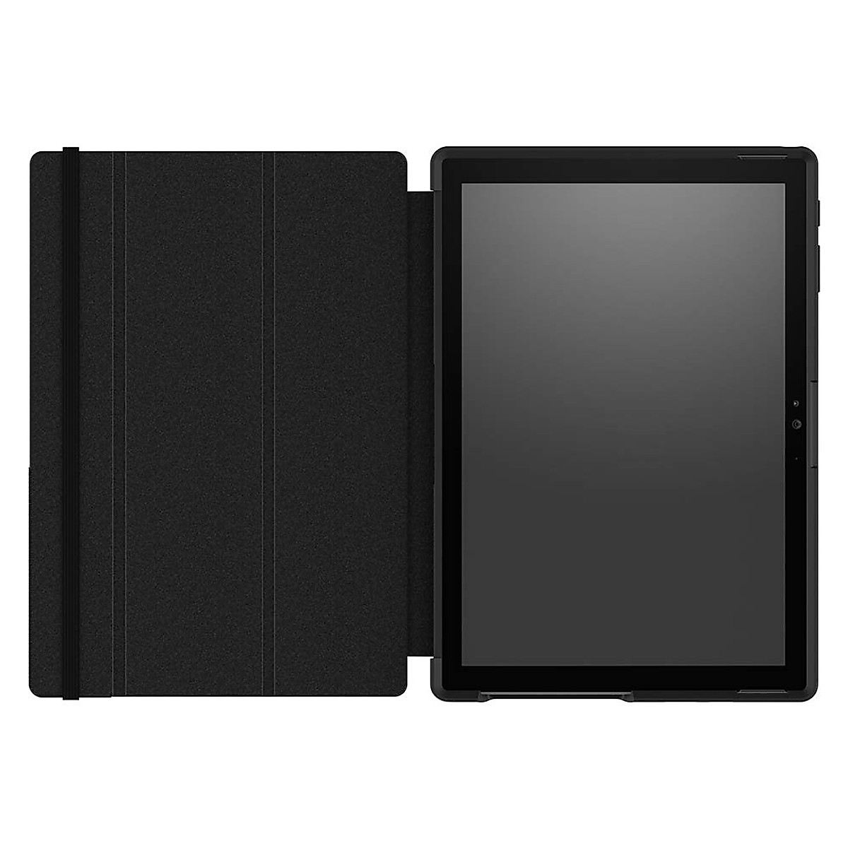 OTTERBOX Symmetry Folio Series Case for Microsoft Surface Pro 7 - Retail Packaging - Starry Night (Clear/Black/Black PU/Dark Grey MICROSUED)