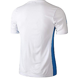 Sportides Men's Short Sleeve Sport Tee Shirts T-Shirts Tshirt Tops Runningshirt Golf Tennis Bowling Running LSL133 White M