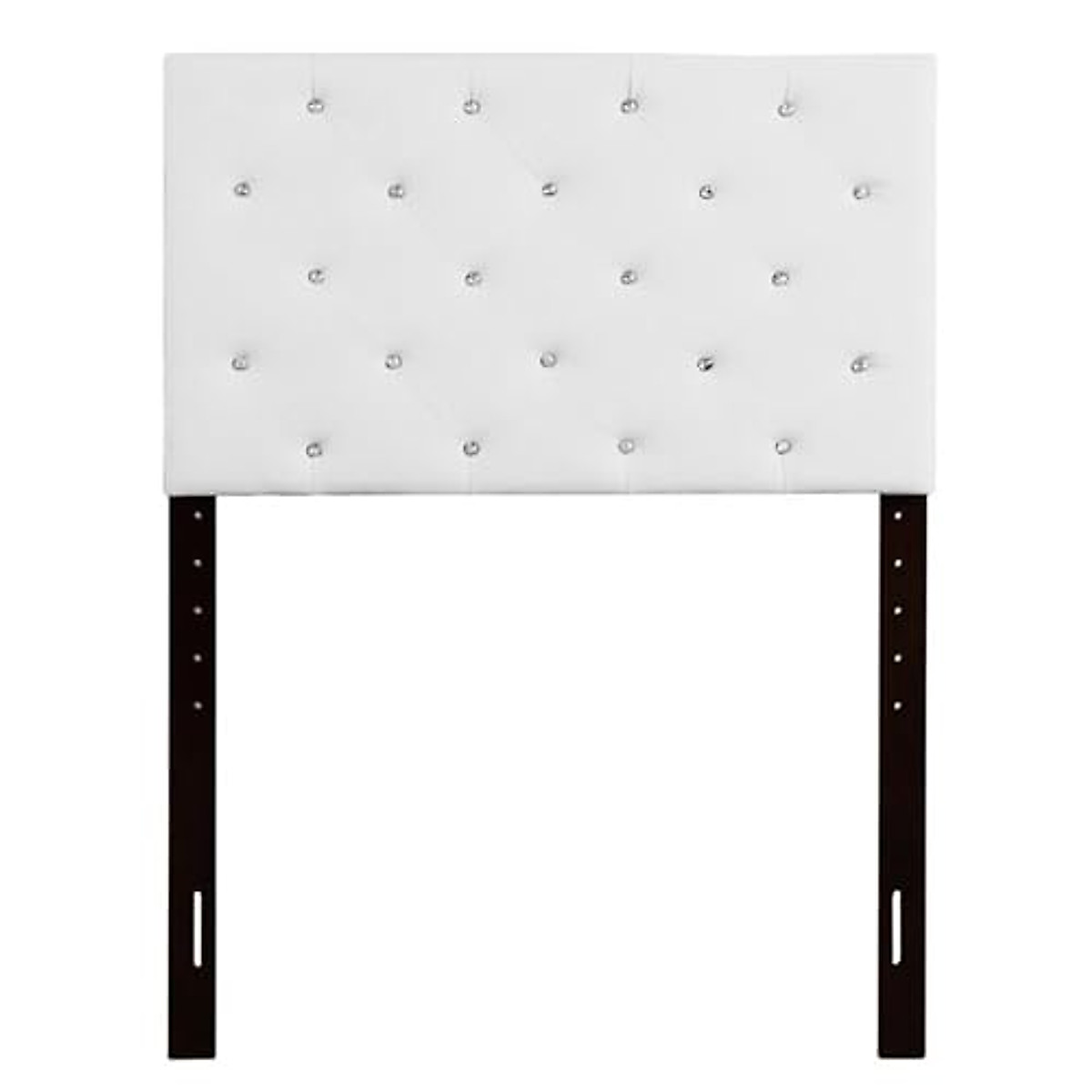 Glory Furniture Super Nova Faux Leather Upholstered Twin Headboard in White
