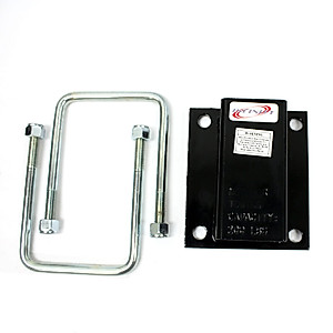 RV Bumper Bike Cargo Carrier 2" Hitch Receiver Adapter Rear Mount 4" Square Bump