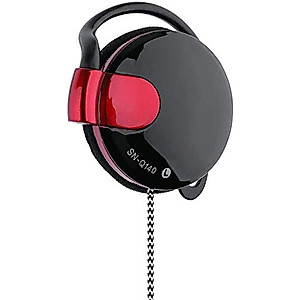 Raxinbang Headset Computer Universal Earphones with Earphones, Running Sports Music Bass Bass Earphones, 3.5mm Wired Gaming Earphones, Earmuffs Music Earphones