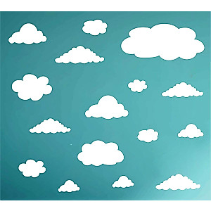 Easu Clouds Wall Decal Wall Stickers Peel and Stick Removable Wall Stickers Kids Room Decals Nursery Decor
