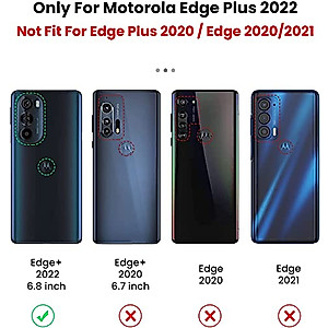 NZND Compatible with Motorola Edge Plus (2022) Case 5G 6.7" /Edge Plus 5G UW (2022) with [Built-in Screen Protector], Full-Body Protective Shockproof Rugged Bumper Cover Durable Case (Fantasy)