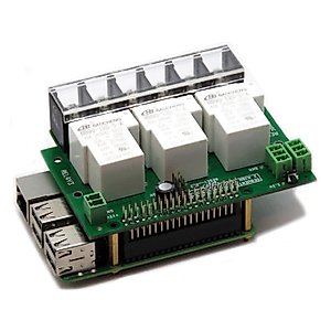 Three 40A/240V Relays RS485 Daisy-channable HAT for Raspberry Pi