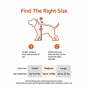 Amazon Basics Soft-Sided Mesh Pet Travel Carrier, Large, Black