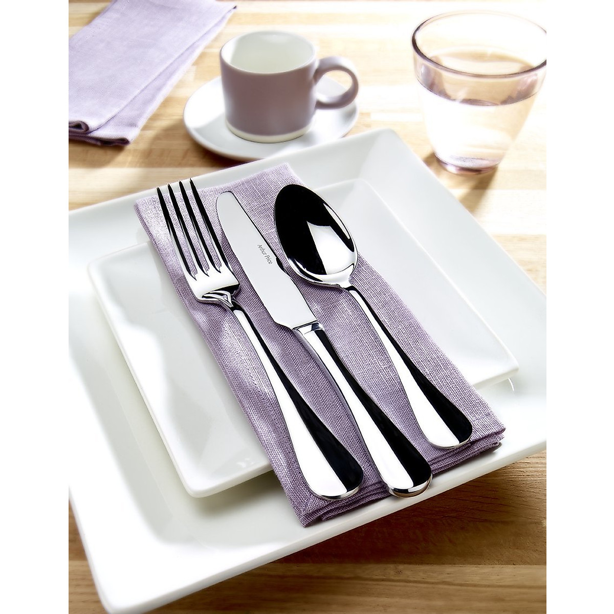 Arthur Price Baguette 24 Piece 6 Person Boxed Set Arthur Price Baguette 24 Piece Box Set, Stainless Steel, 34 x 31 x 5 cm