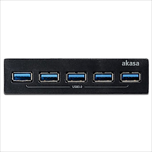 Akasa AK-ICR-19 InterConnect Pro 5S 5 Port USB 3.0 Panel