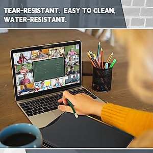 Yeaqee 8 Pack 12 Pocket Spiral Folders Notebook Bulk with Clear Front Pocket, Binder Project Organizer with 6 Dividers and Tab