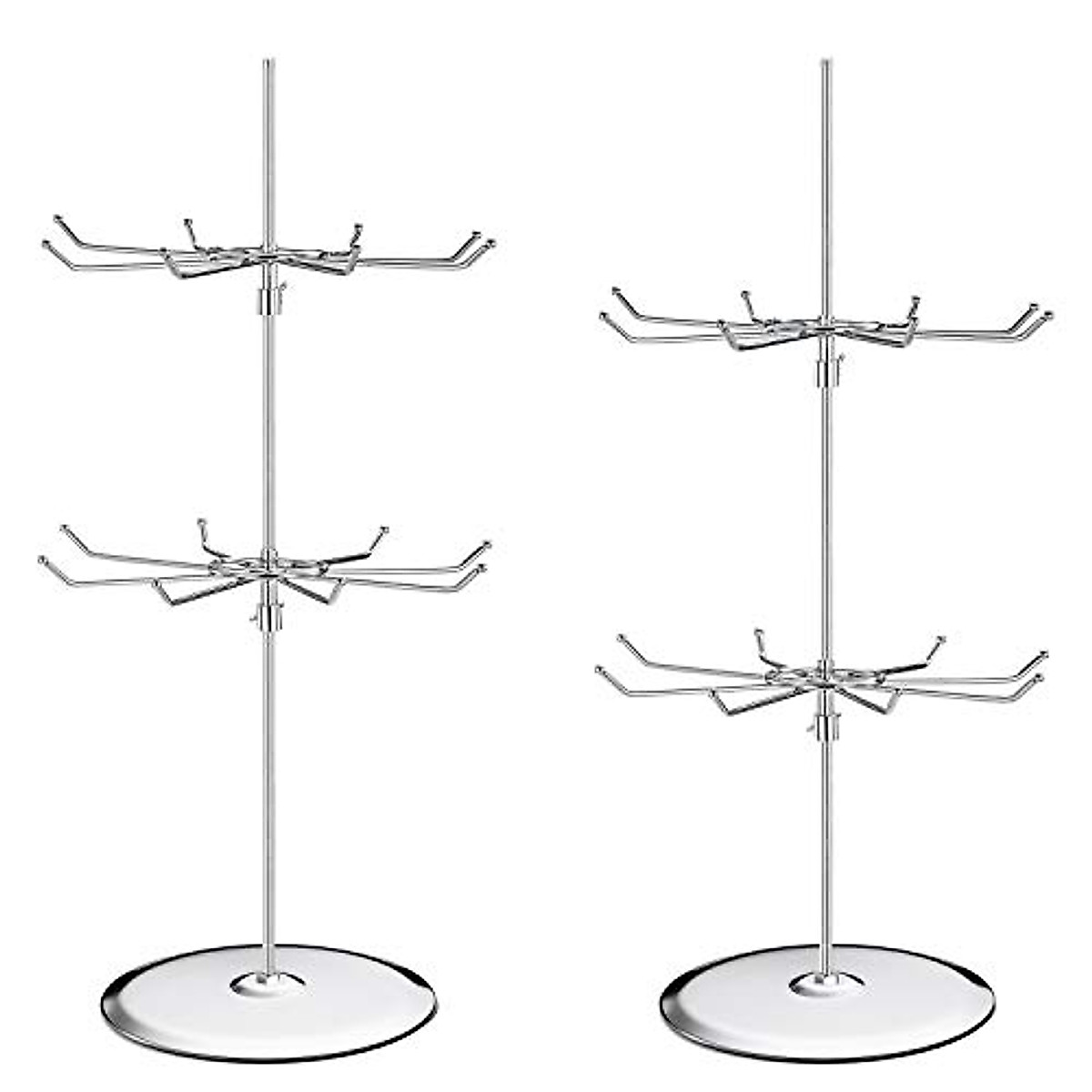 Polmart Medium Duty Two Tier Counter Top Spinner Display Stand