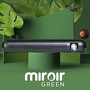 Miroir M600 Portable 1080p Projector - USB-C - Rechargeable Battery - Home and Outdoors (Renewed Premium)