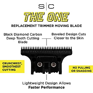 StyleCraft Replacement Moving The One Black Diamond Carbon DLC Deep Tooth Trimmer Blade