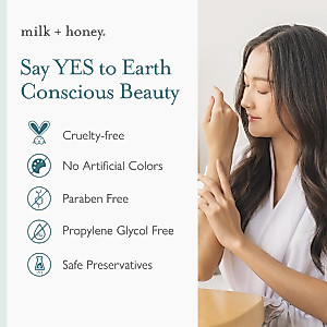 milk + honey Liquid Hand Soap No. 9, Moisturizing Hand Soap with Lavender and Tea Tree, Fresh and Herbaceous Natural Hand Soap, 12 Fl Oz