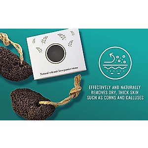 Natural Elephant Natural Volcanic Lava Pumice Stone Callus and Foot Pedicure Rock Scrub Packs (Single Pumice Stone)