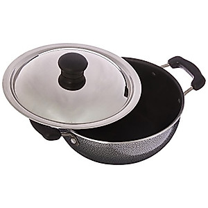Prestige Manttra Omega Select Plus 200 Deep Fry pan, Kadai, Indian kadhai, Small, Black