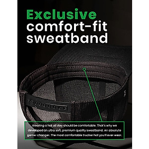 HAKA American Flag Hat, USA Trucker Hat for Men & Women, Adjustable Baseball Cap, Mesh Snapback, Durable Outdoor Black Hat