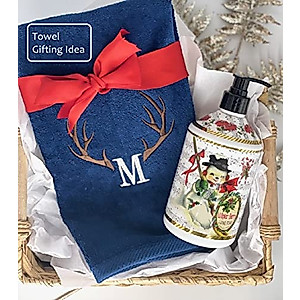 Personalized Rustic Antler Towel Set (2)