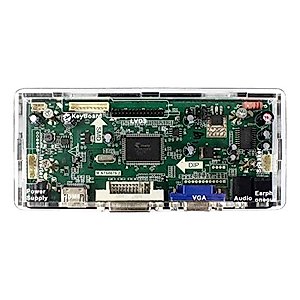 VSDISPLAY Acrylic Case for M.NT68676 HD-MI DVI VGA LCD Controller Board,Fit for LCD Controller Board M.NT68676, Controller Board Not Included