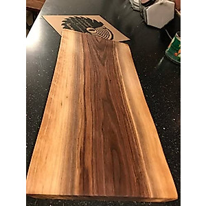 24x12" Walnut Cutting Board - Serving Board - Bathtub Tray - Cheese Board - Butcher Block - Food grade Walrus Oil