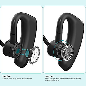 3X Ear Tips Replacement for Plantronics Voyager Legend Headset,Ultra Comfort Silicone Eartips+in Ear Foam Compatible with Poly Voyager 5200 Series Earphone-Medium