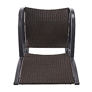 Christopher Knight Home Gracie'S KD Rocking Chair, Dark Brown Ridged