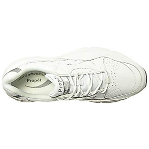 Propet Women's Stability Walker Shoe White 7.5 E (4E)