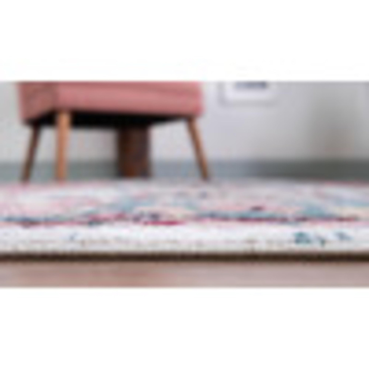 Unique Loom Sumter Collection Area Rug - Aiken (5' x 8' Rectangle, Pink/ Blue)