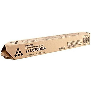 Ricoh Black 25500 Page Yield Toner Cartridge for SP C830DNA SP C831DN Aficio Printer 821117